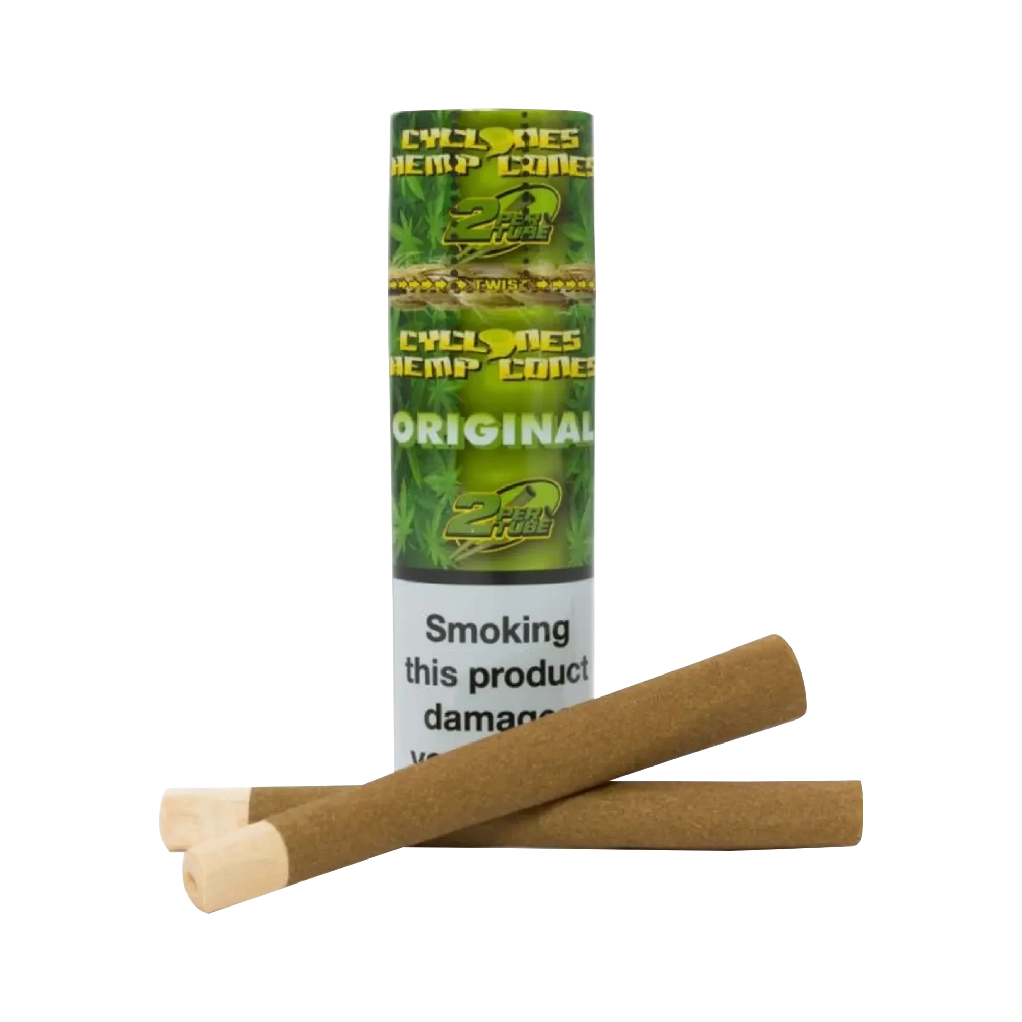 CYCLONE PRE ROLLED CLEAR CONE ORIGINAL 2 PACK - PEOPLES CBD®